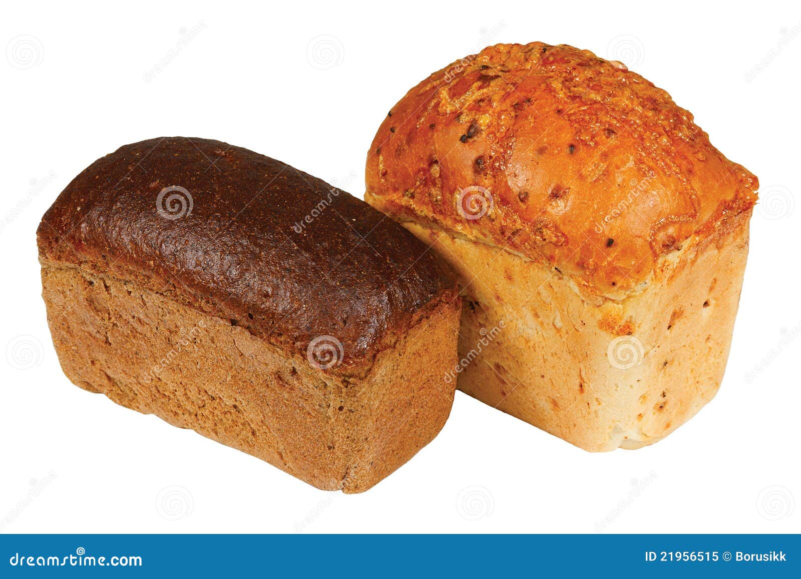 Loaf of Wheat and Rye Bread Stock Image - Image of cook, baker: 21956515