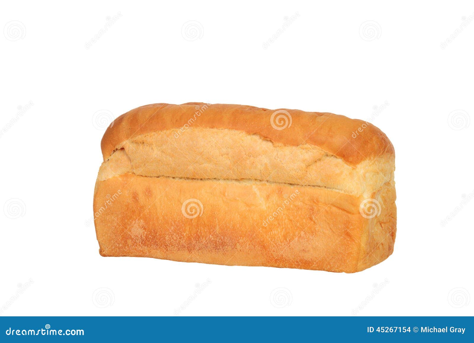 Loaf of white bread stock photo. Image of crust, wheat - 45267154