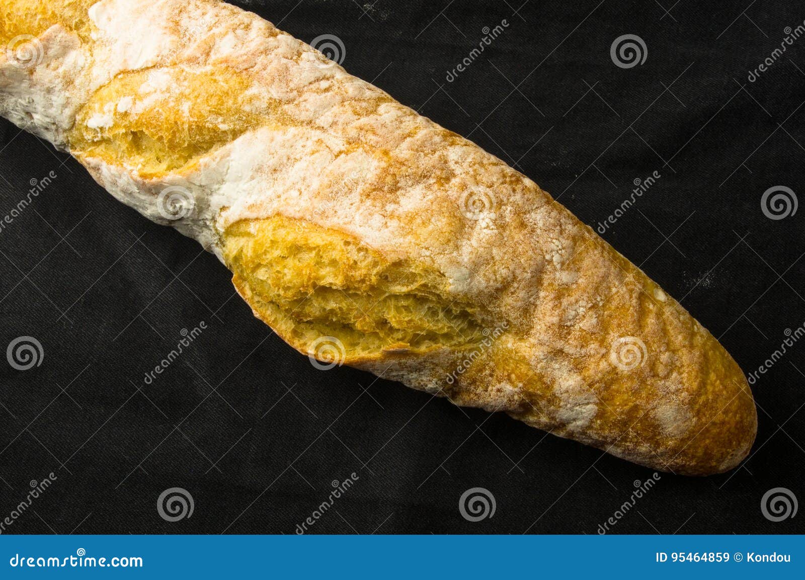 Loaf of white wheat bread stock image. Image of dietary - 95464859