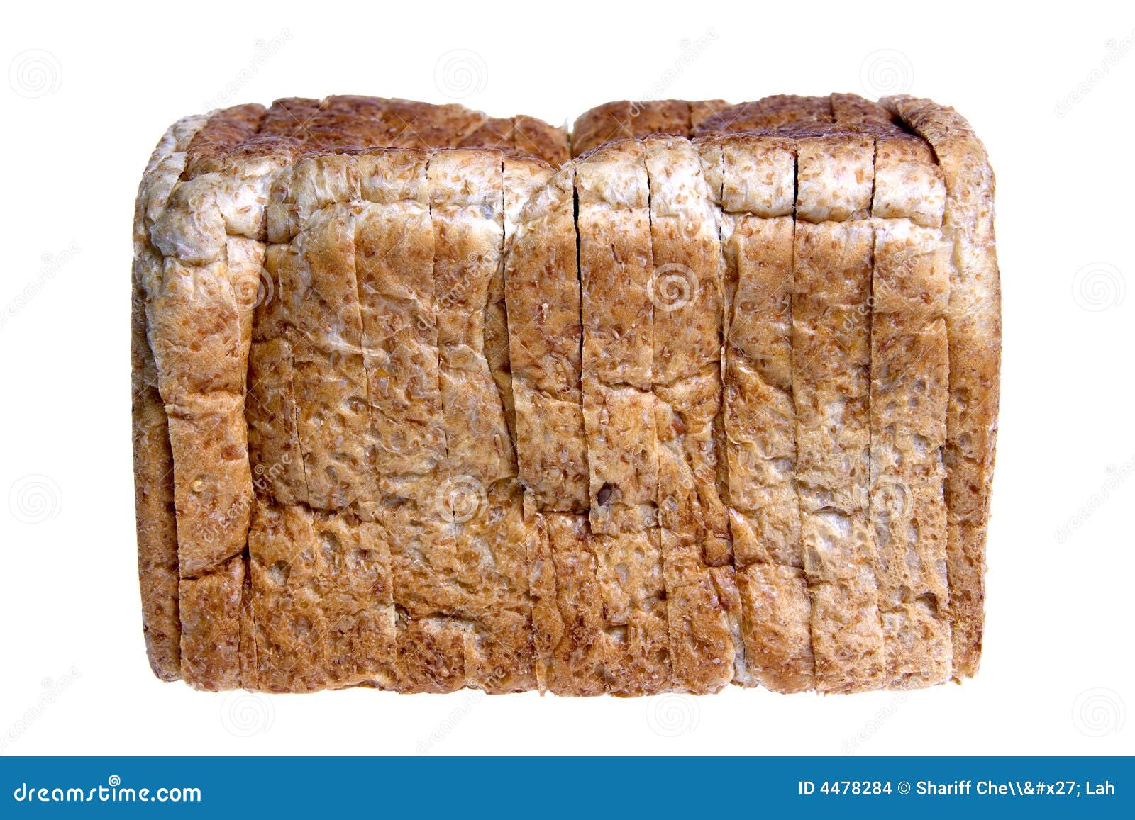 Loaf of Whole Wheat Bread stock photo. Image of brown - 4478284