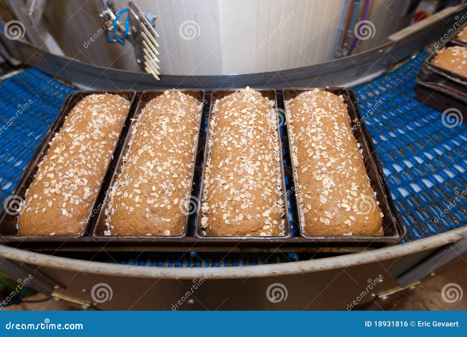 Loafs of Bread in the Factory Stock Photo - Image of loaf, food: 18931816