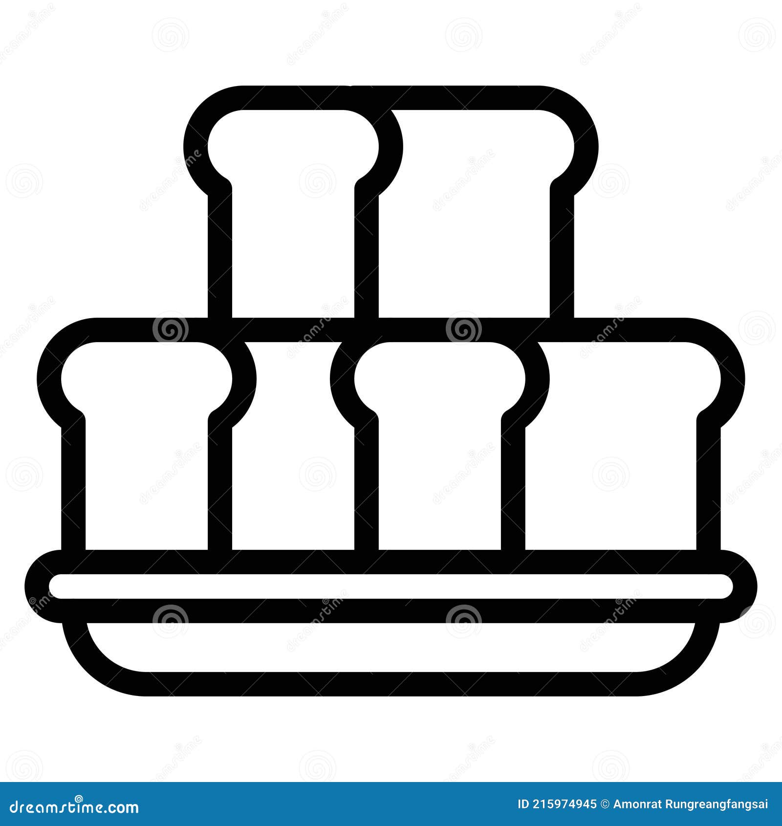 Loafs Icon, Bakery and Baking Related Vector Stock Vector ...