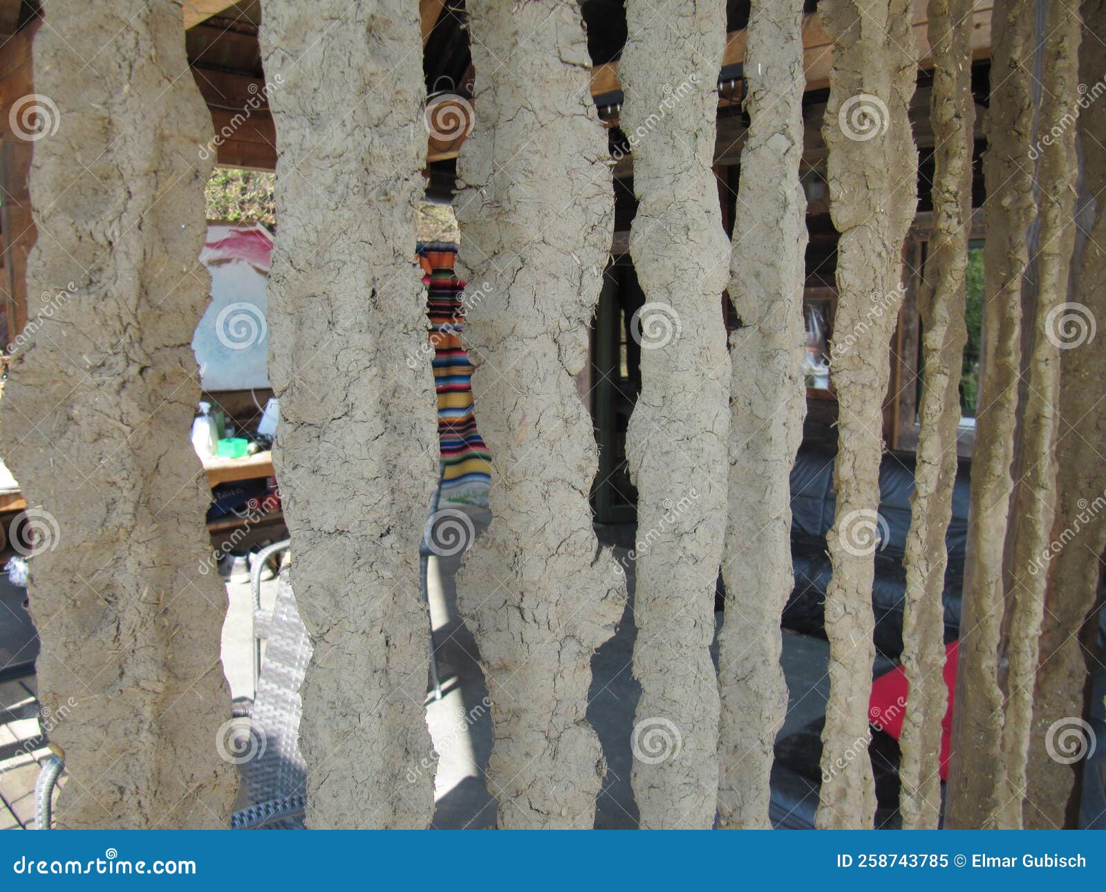 Loam Rendering As Building Material Stock Image - Image of loam ...