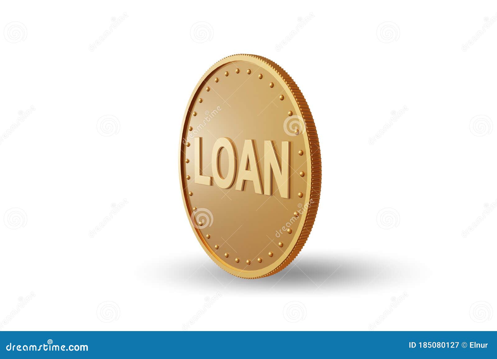 Loan and Debt Concept - 3d Rendering Stock Illustration - Illustration ...