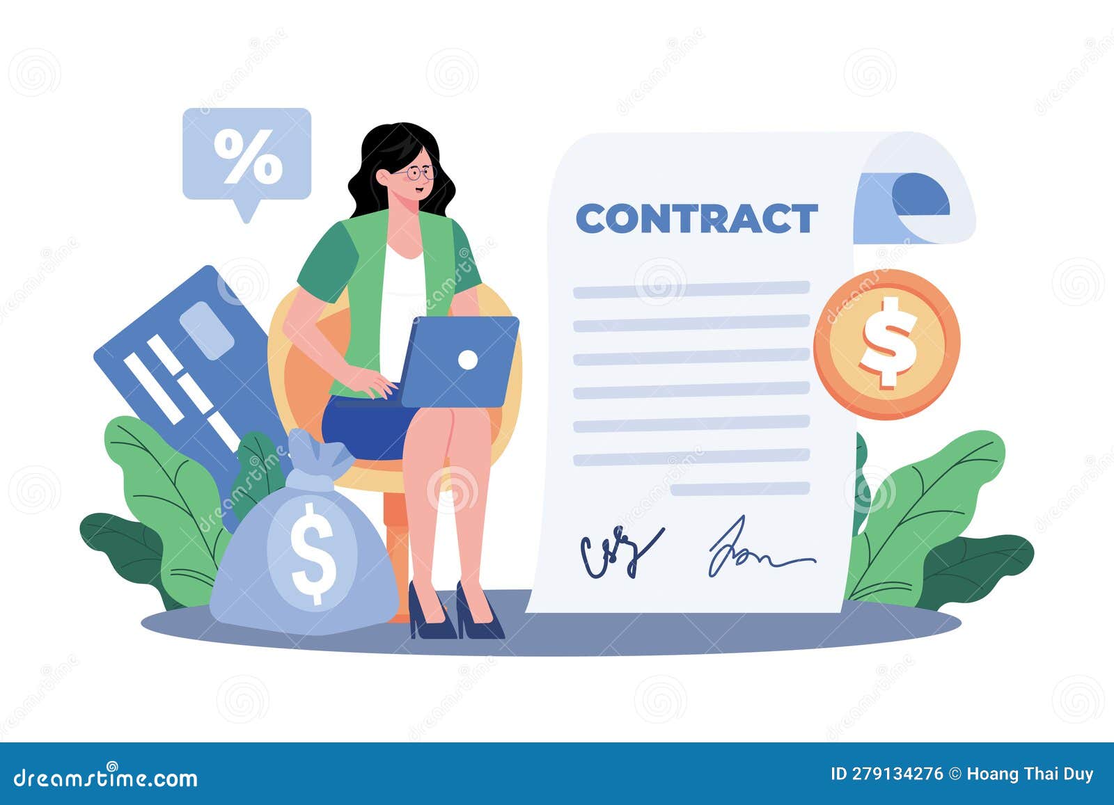 Underwriters Assess Insurance Risk And Determine Premiums Vector ...