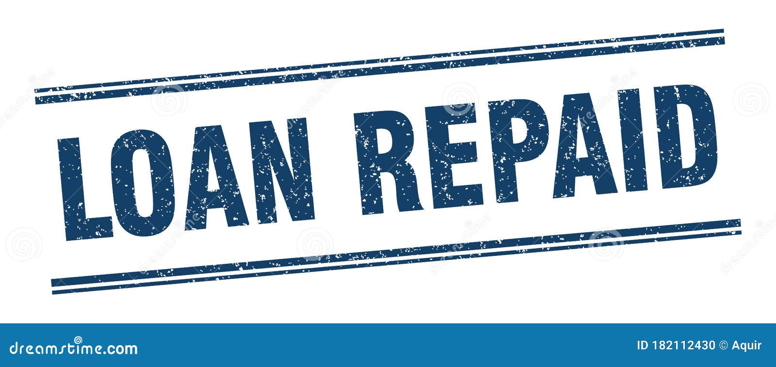 Loan Repaid Stamp Stock Image | CartoonDealer.com #83597443