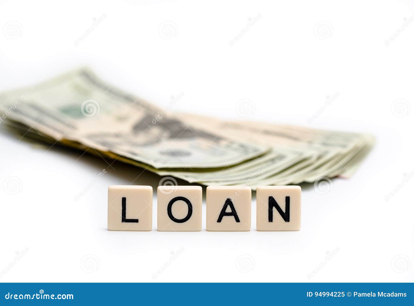 Loan stock image. Image of block, expensive, letters - 94994225