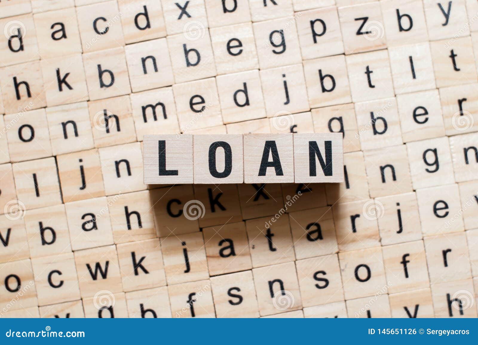 Loan word concept stock photo. Image of fund, approved - 145651126