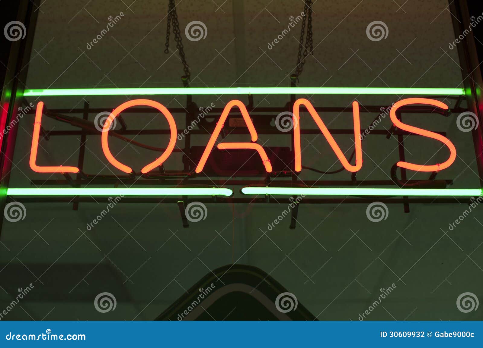Loans neon sign stock photo. Image of cash, signs, money - 30609932