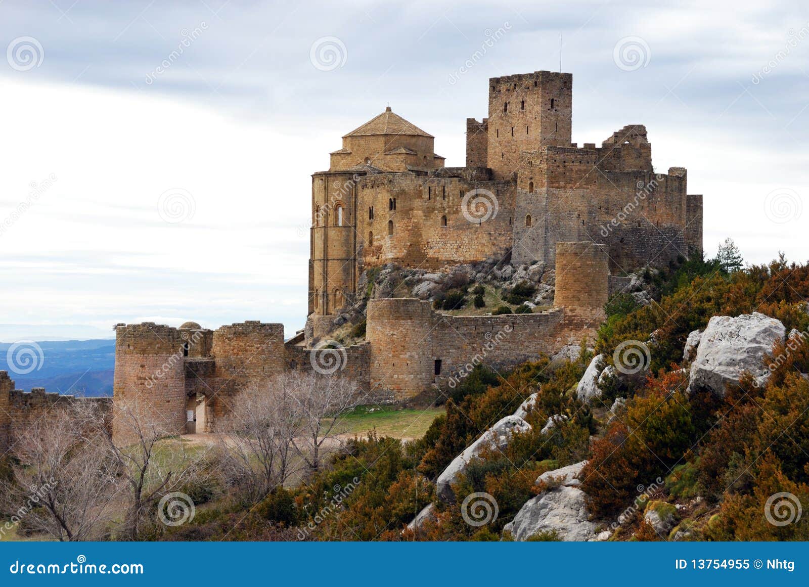 Loarre castle III stock image. Image of history, province - 13754955