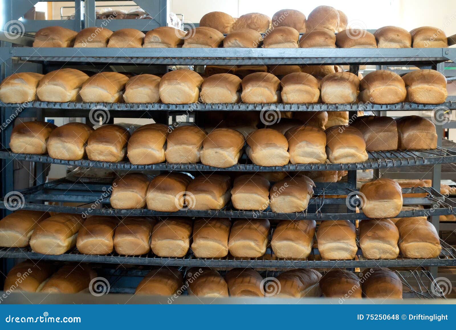 Loaves of Bread in a Bakery Stock Photo - Image of tasty, store: 75250648