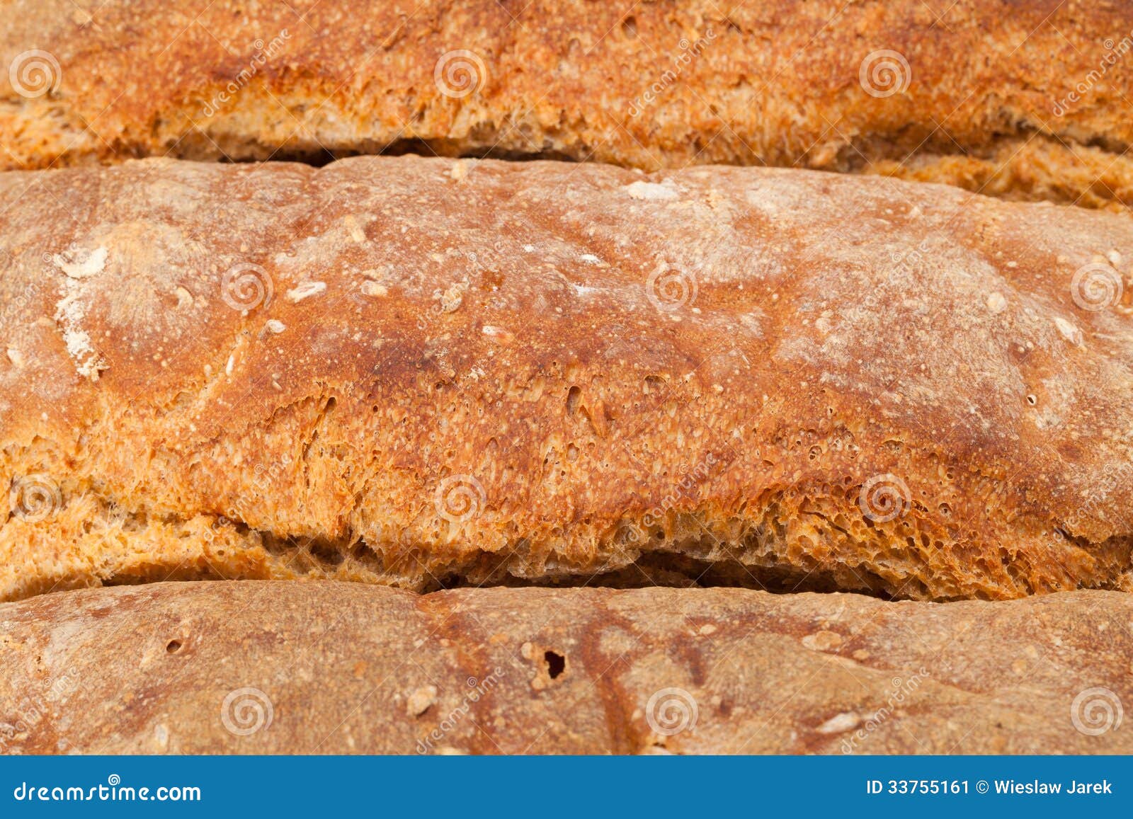 Loaves of Bread Traditionally Stock Image - Image of chunk, bake: 33755161