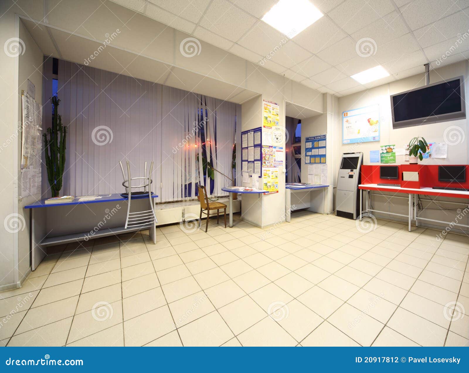 Lobby of post office editorial photography. Image of inside - 20917812