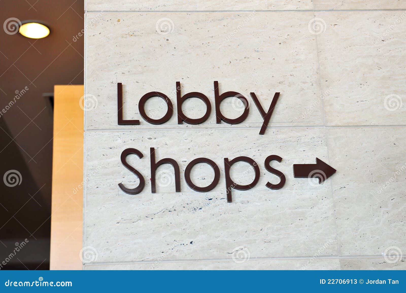 Lobby and shops signage stock image. Image of lobby, signage - 22706913