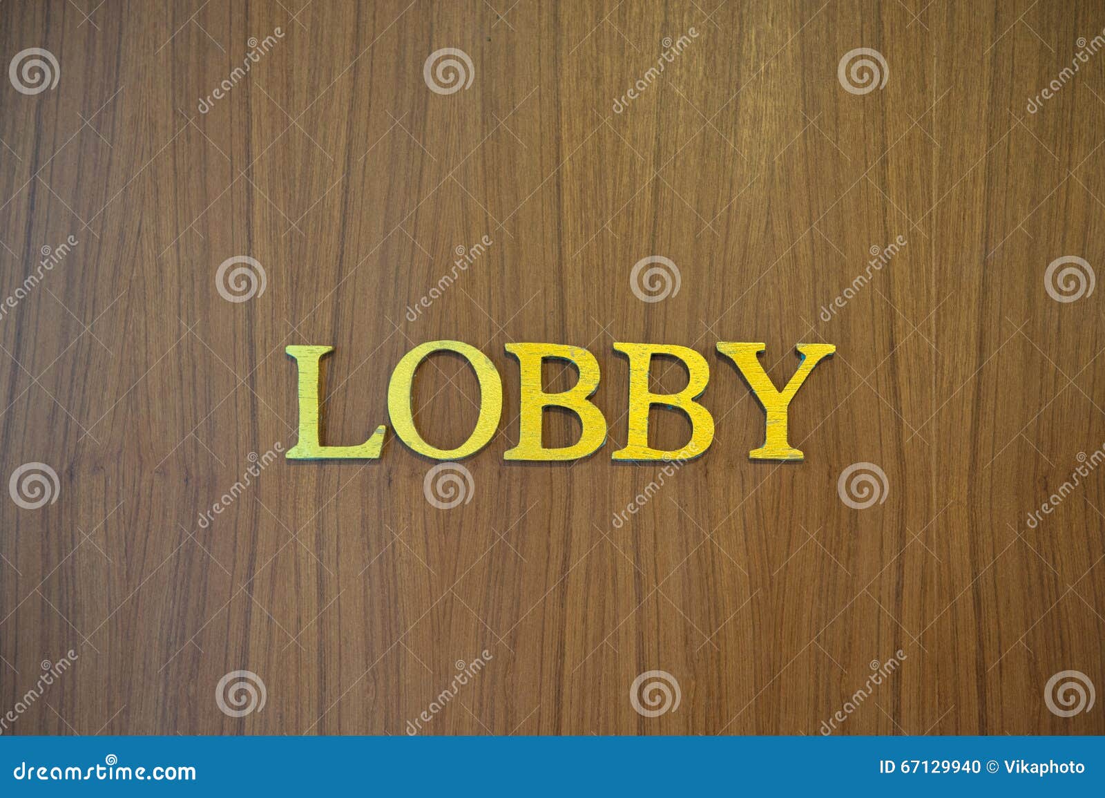 Lobby sign stock photo. Image of natural, accomodation - 67129940