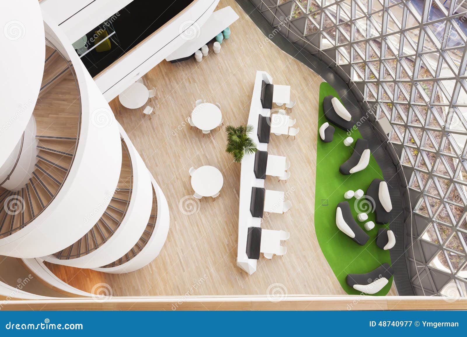 Staircase Inside Trans-Allegheny Lunatic Asylum Stock Photo ...