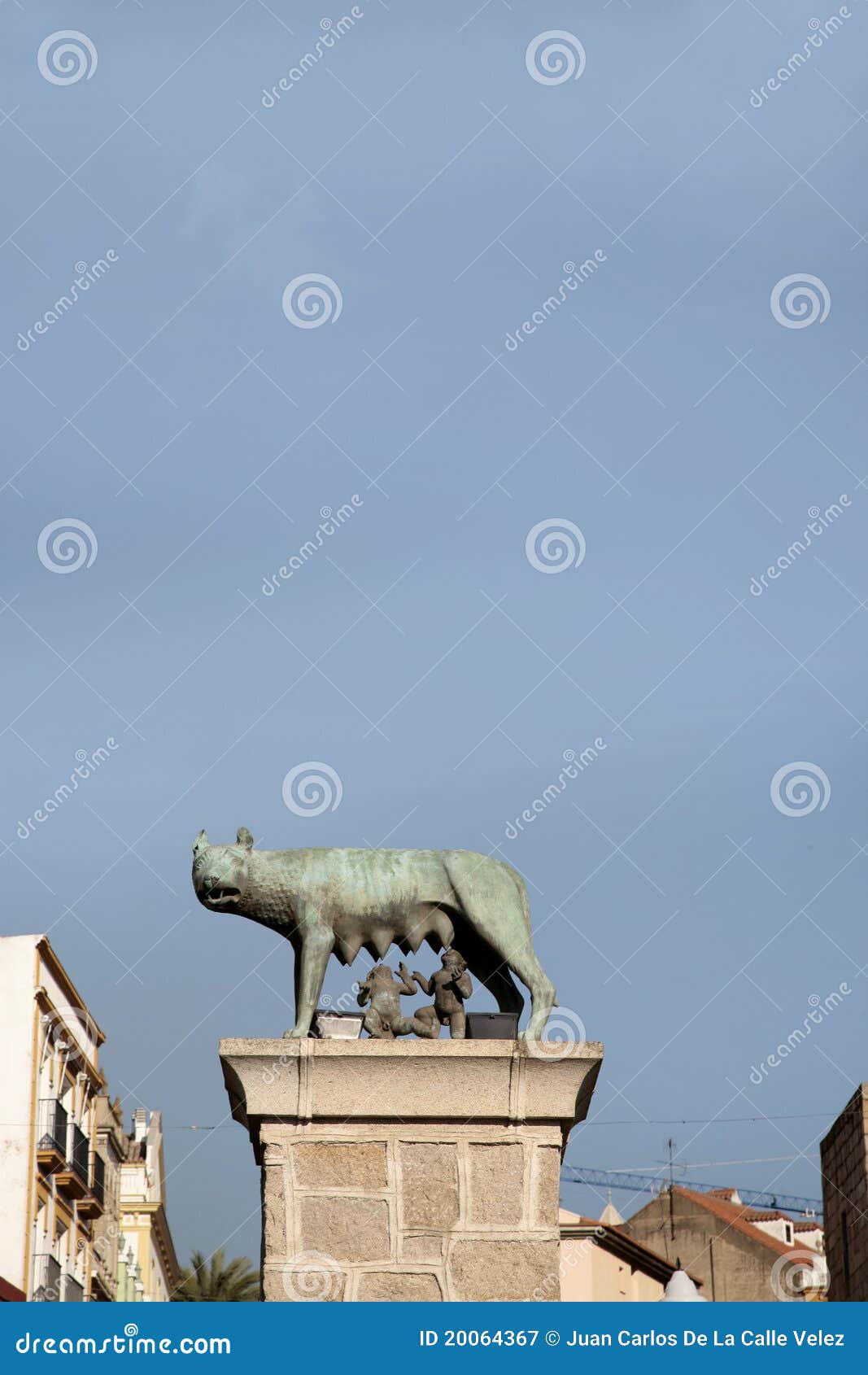 Lobo Romano Do Capitoline Em Merida Imagem de Stock - Imagem de lobo ...