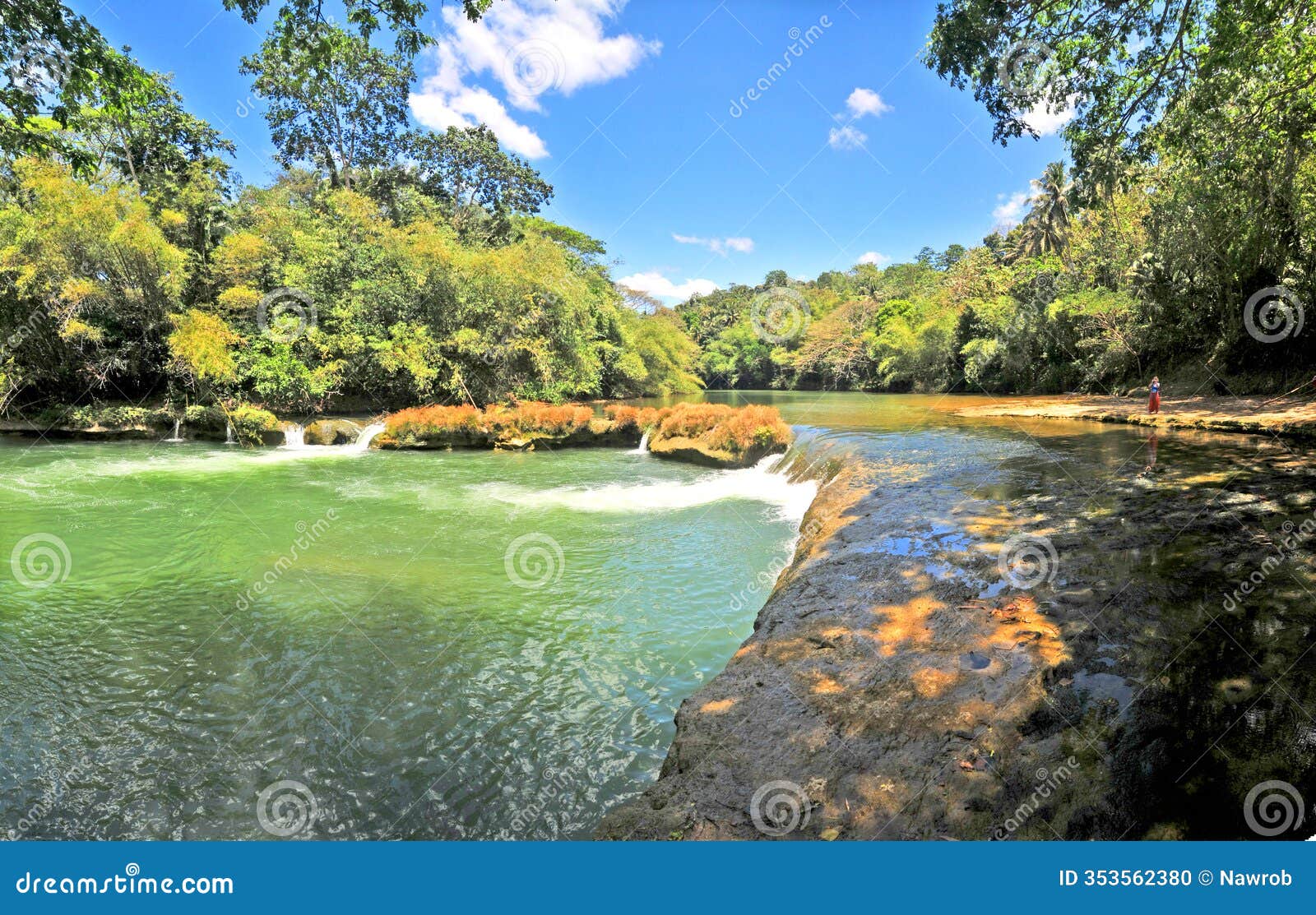 The Loboc River - in the Bohol Province of the Philippines. Stock Photo ...