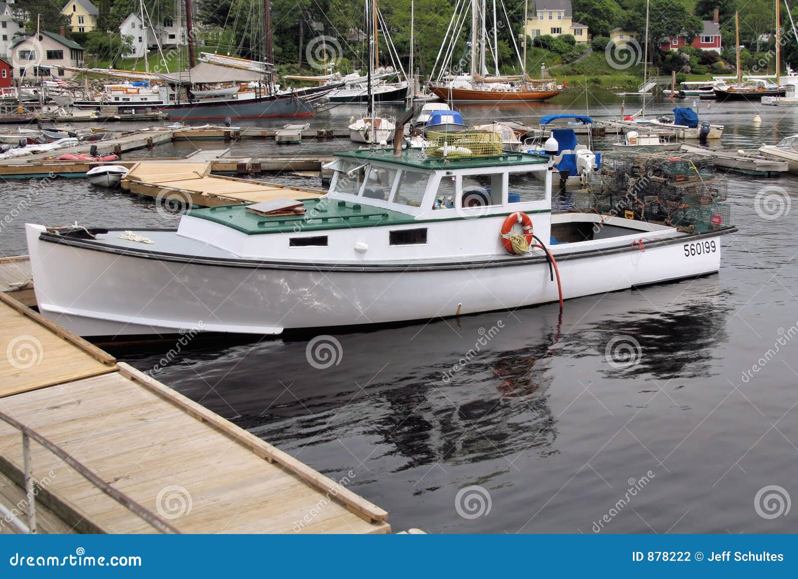 Lobster boat stock photo. Image of maine, lobstering, industry - 878222