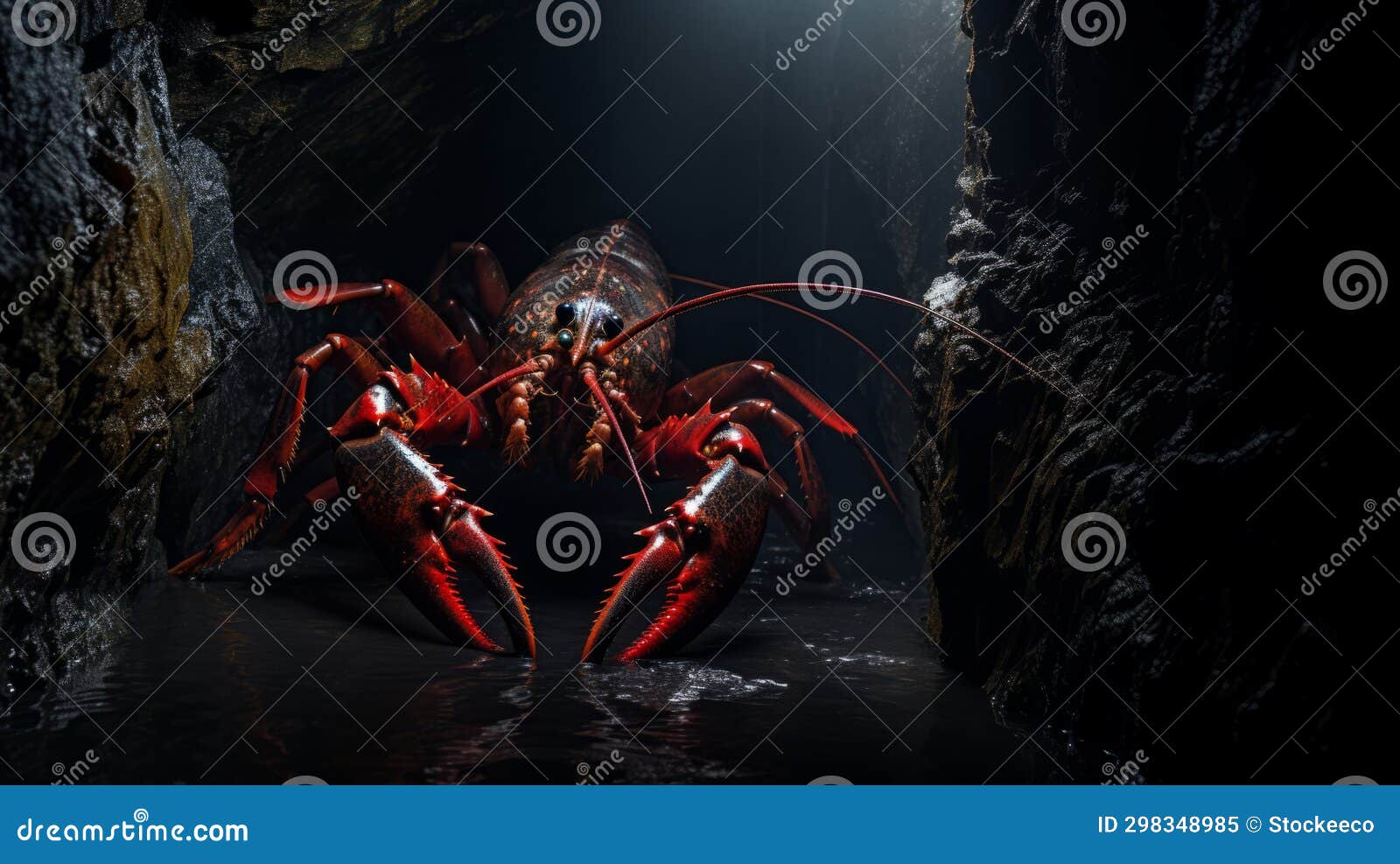 Lobster in Cave: Hyper-realistic Vray Tracing with Industrial Horror ...