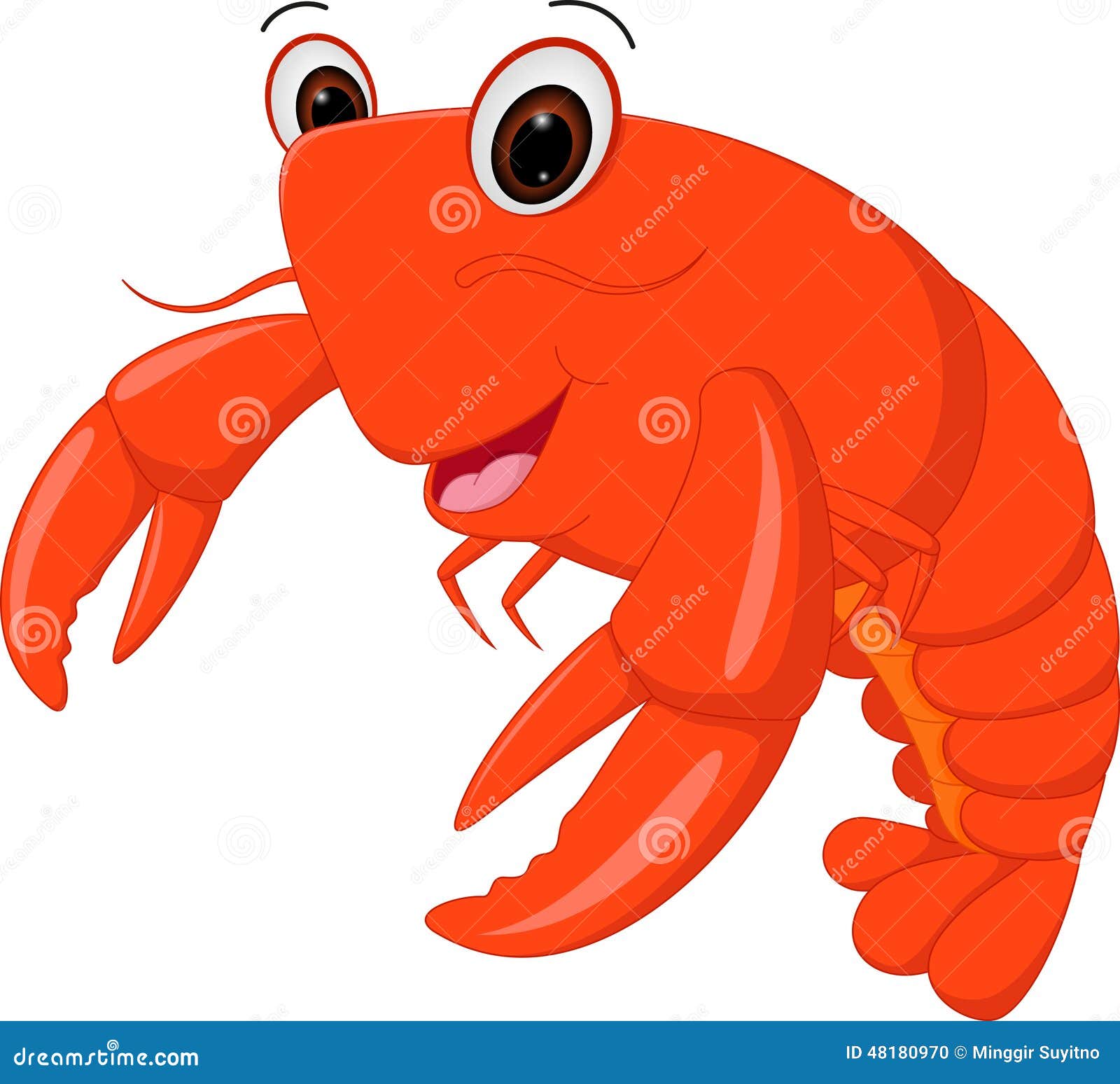 Red Lobster Cartoon Illustration | CartoonDealer.com #110687387