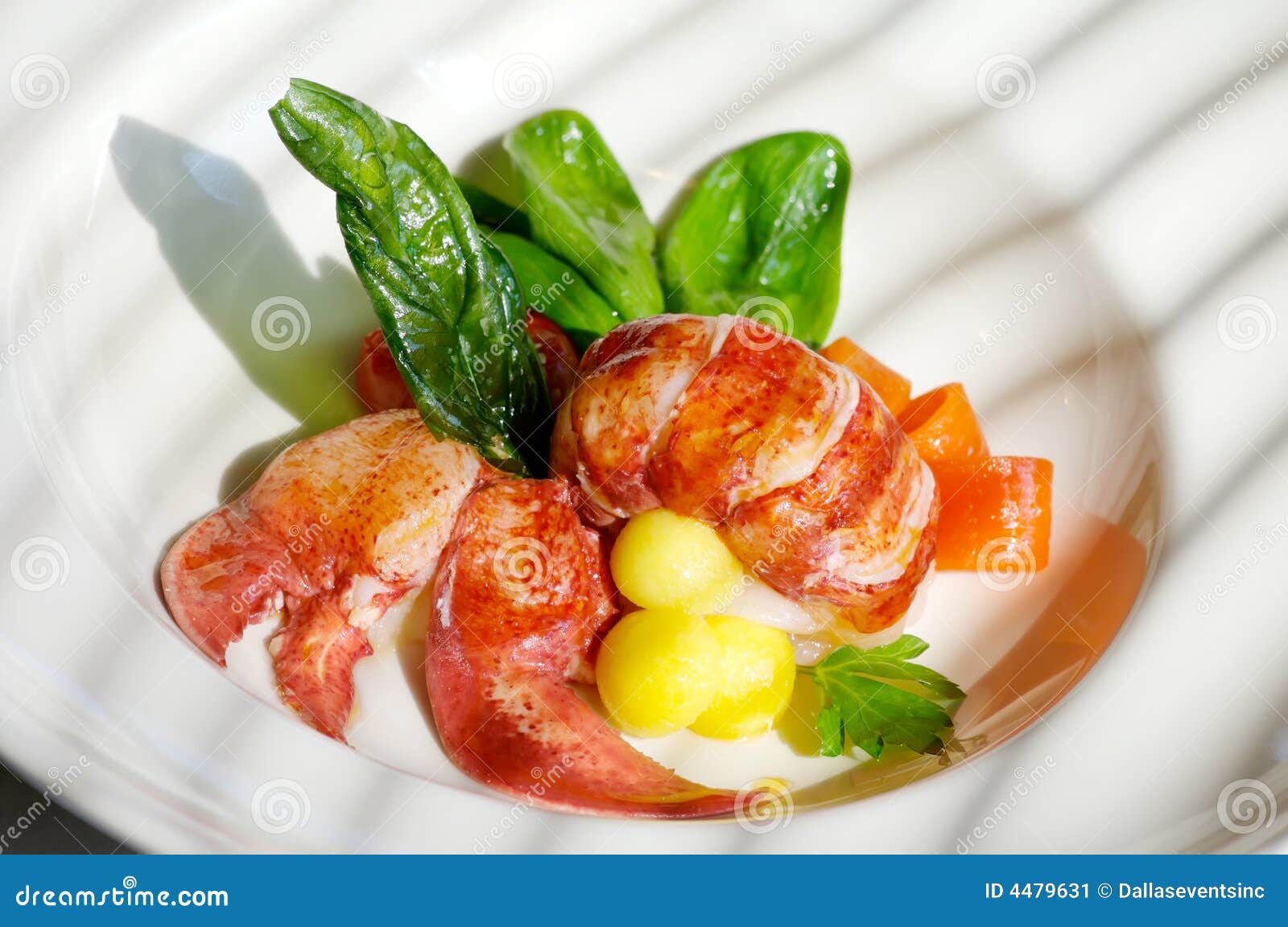 Lobster dish stock image. Image of fish, fresh, grilled - 4479631