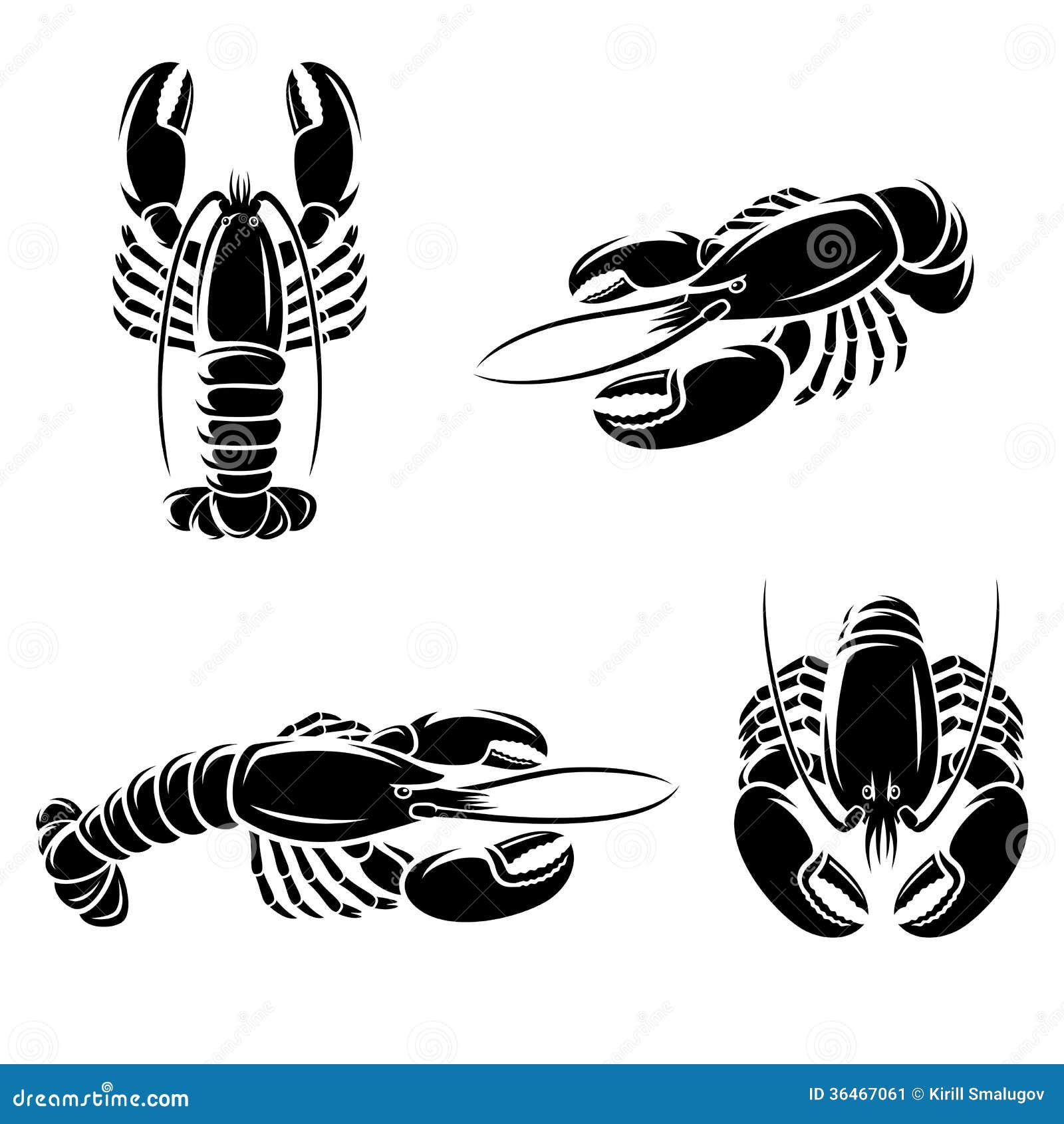 Lobster Vector Illustration | CartoonDealer.com #62043690