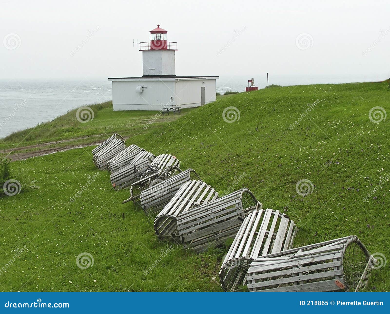 Lobster Traps And Row Boat Stock Image | CartoonDealer.com #5725171