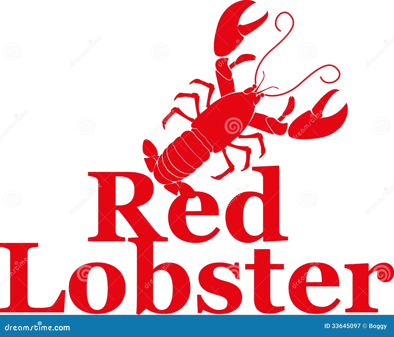 Lobster stock vector. Illustration of graphic, consumption - 33645097