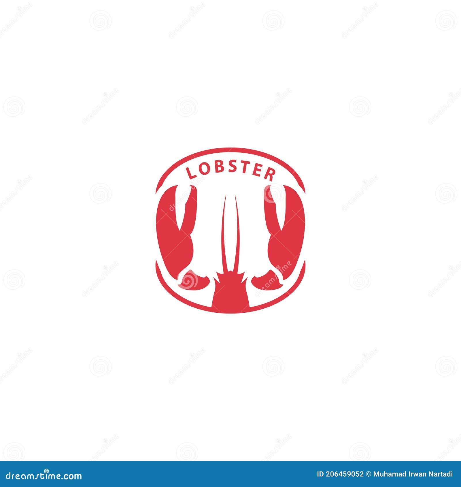 Lobster. Vector Logo Icon Template Stock Vector - Illustration of star ...