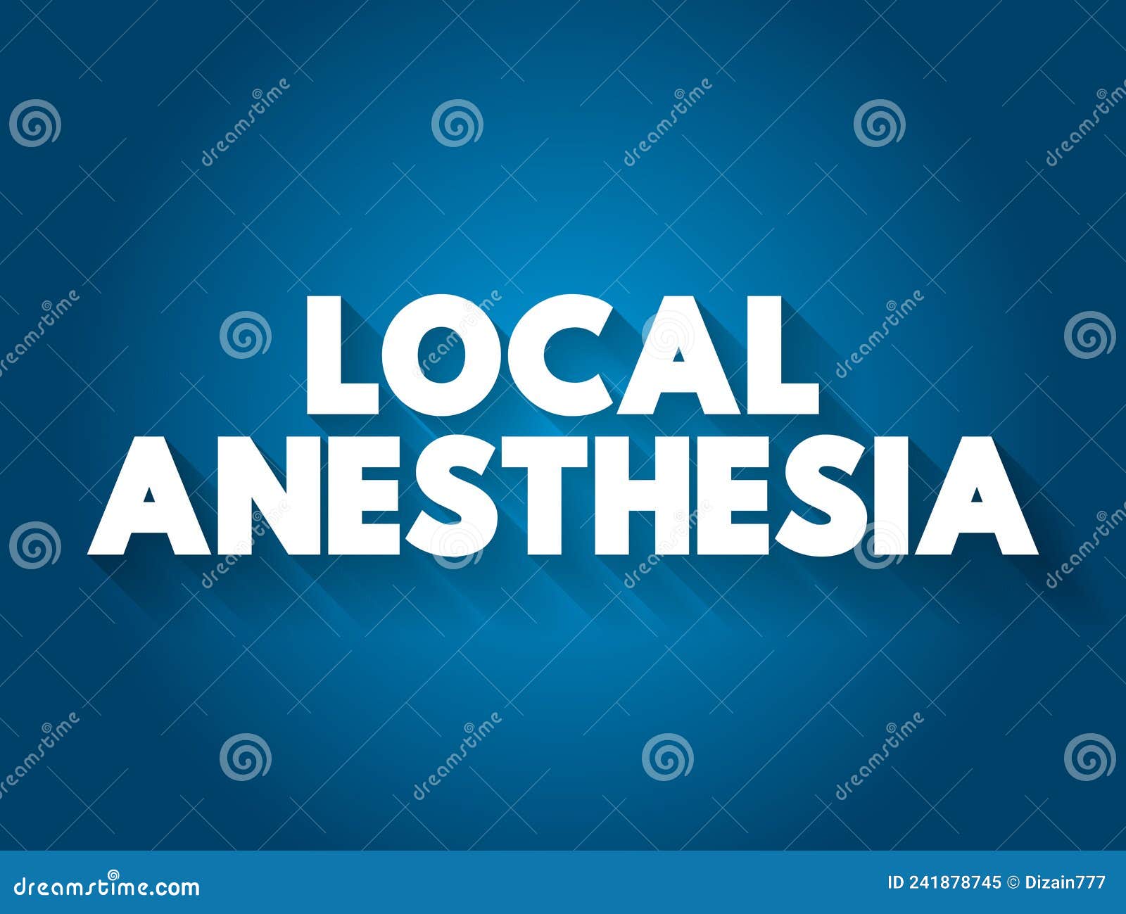Local Anesthesia - Technique To Induce The Absence Of Sensation In A ...