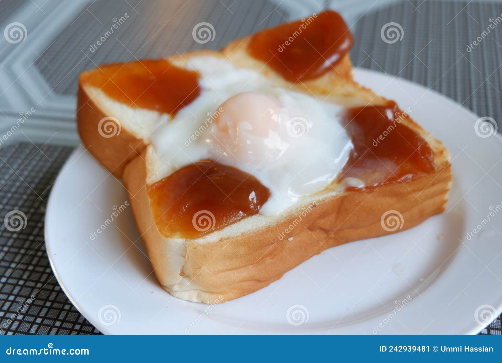 Local bread with egg stock image. Image of healthy, bread - 242939481