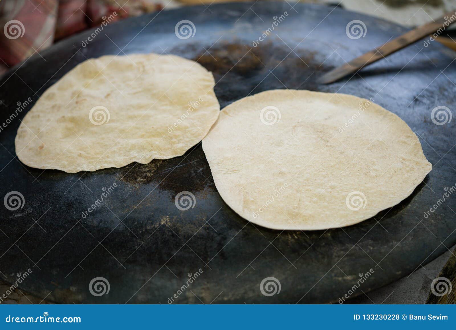 Local bread making stock photo. Image of cook, india - 133230228