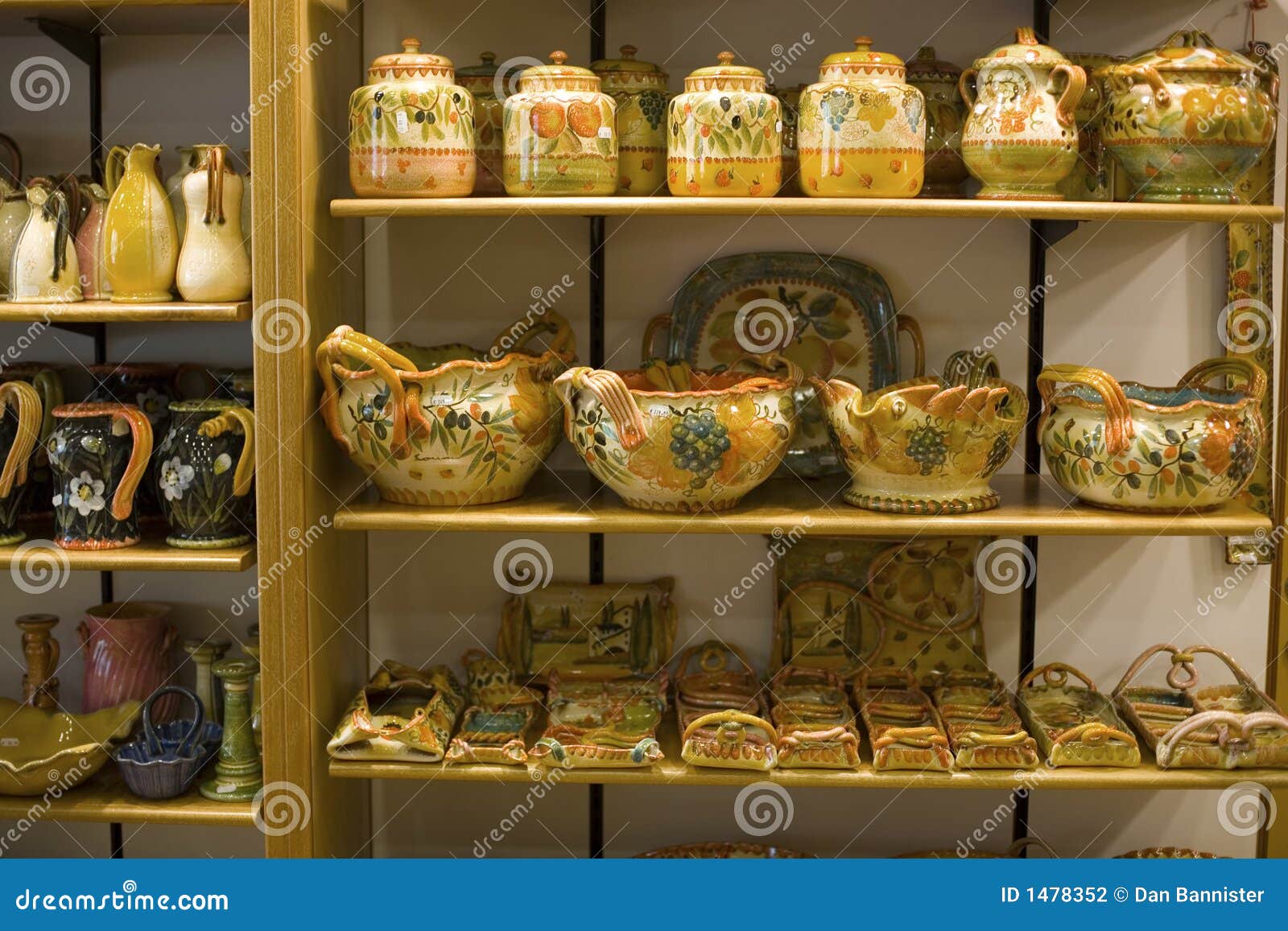 Local Crafts stock photo. Image of positano, earthware - 1478352