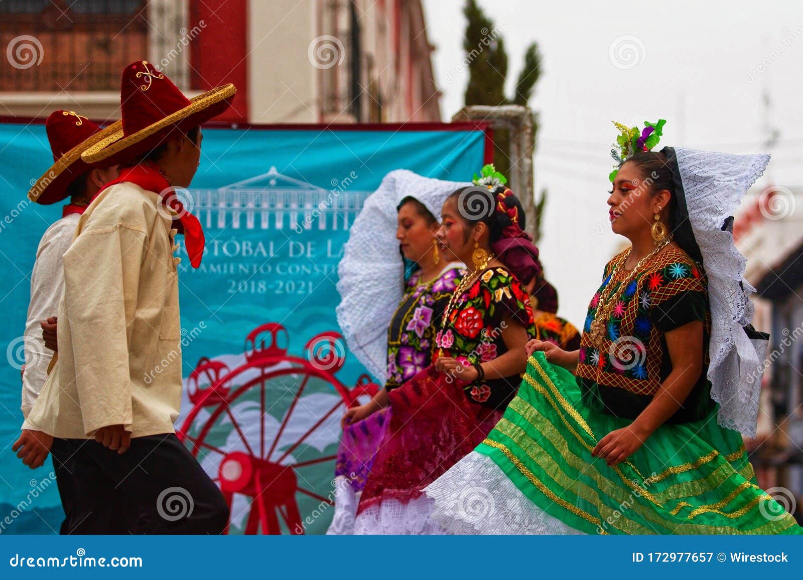 Local Dancing Celebration during Semana Santa (Easter) in Mexico ...