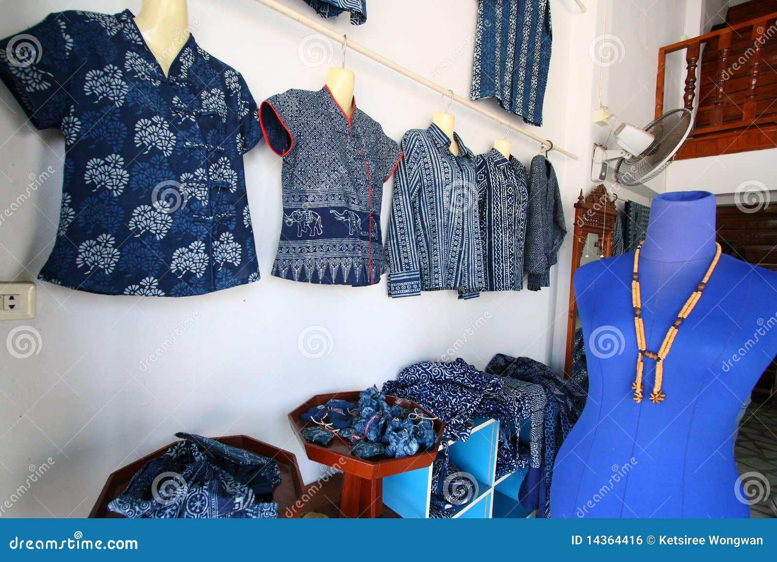 Local dress shop stock photo. Image of shop, thailand - 14364416