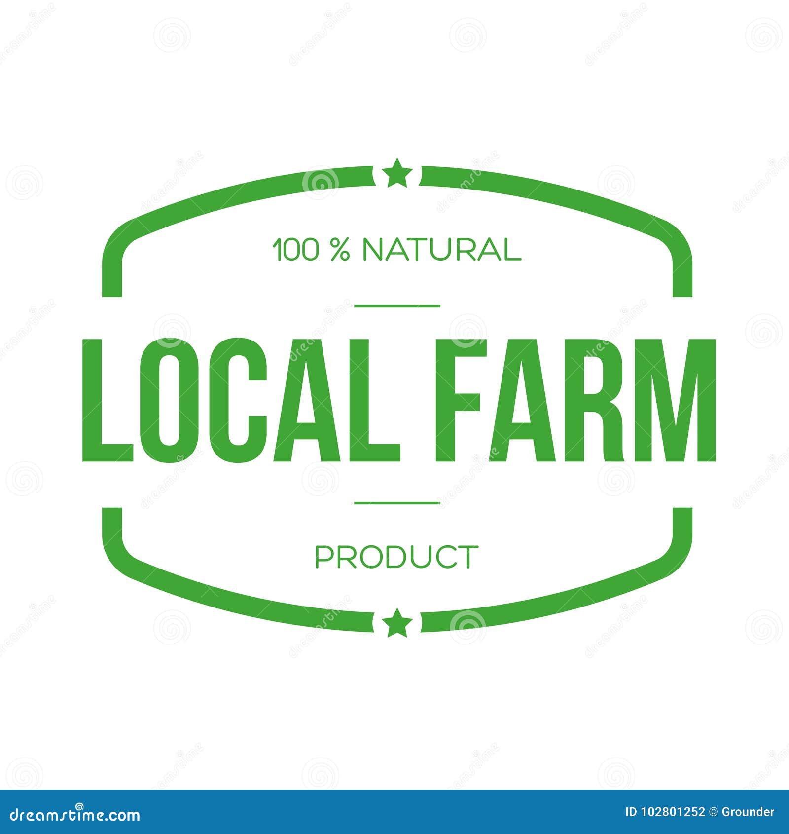 Local Farm Vintage Stamp Logo Stock Vector - Illustration of design ...