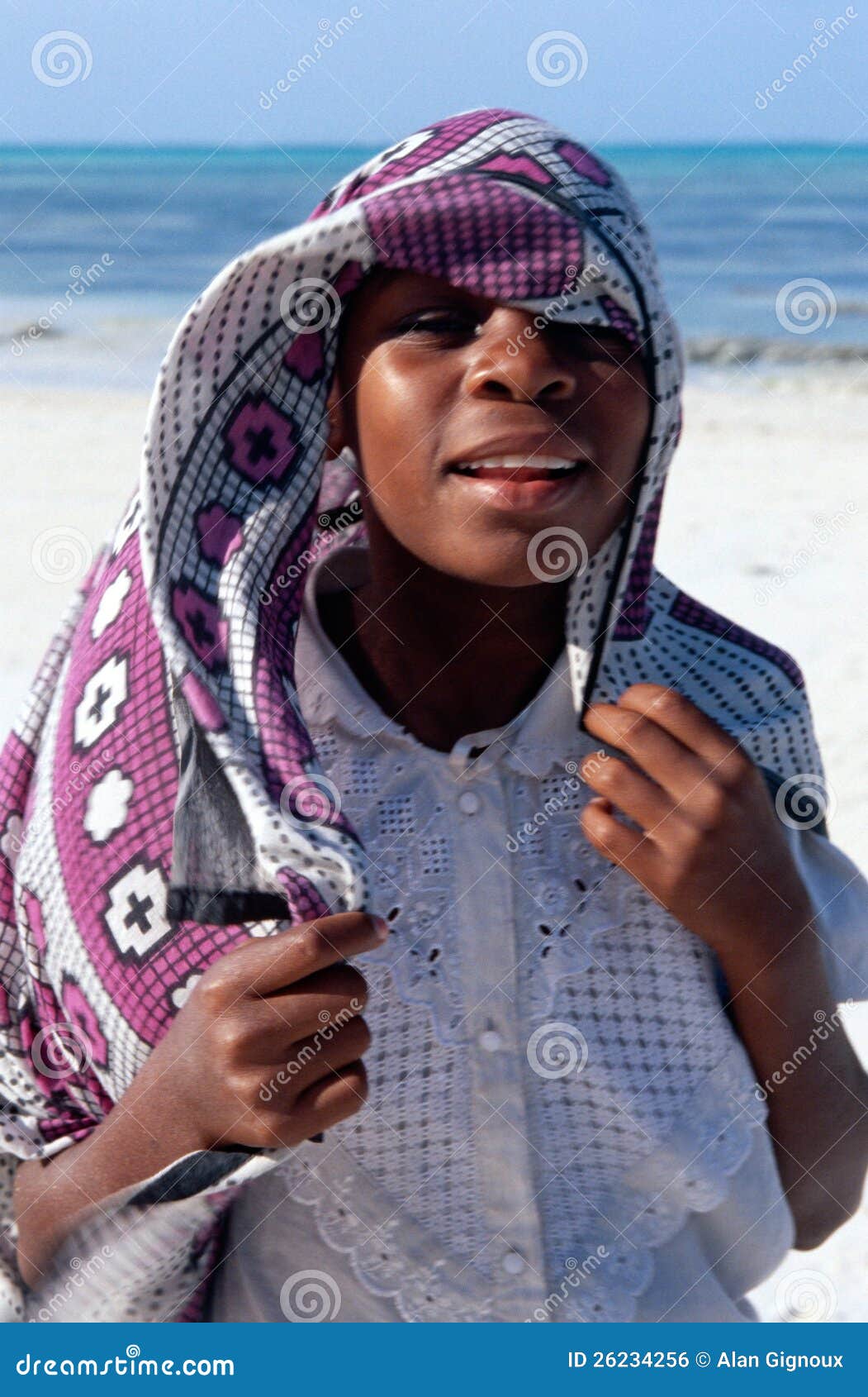 A local girl, Zanzibar editorial photo. Image of local - 26234256