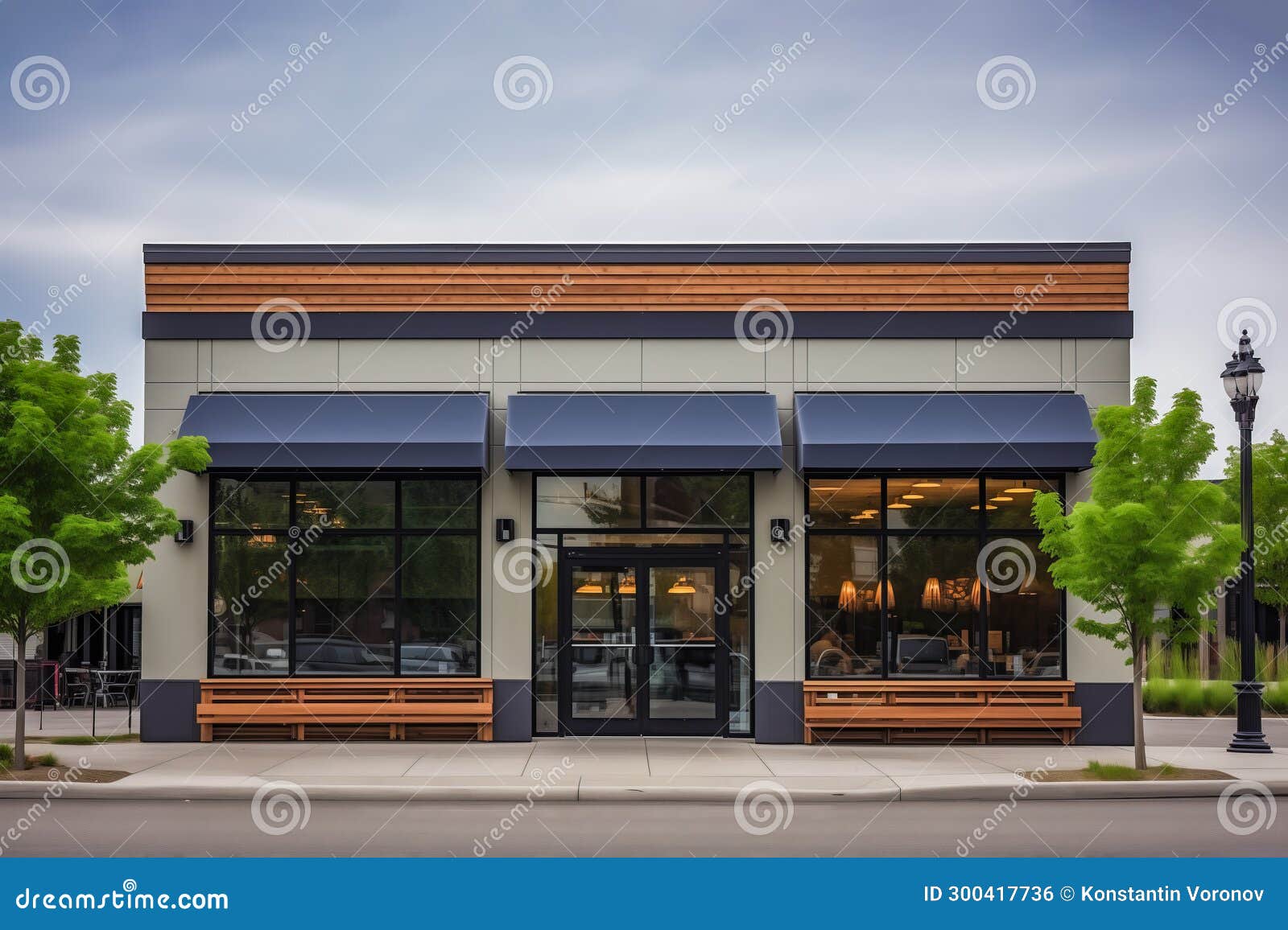Local Grocery Store Facade Storefront, Daylight Stock Photo - Image of ...