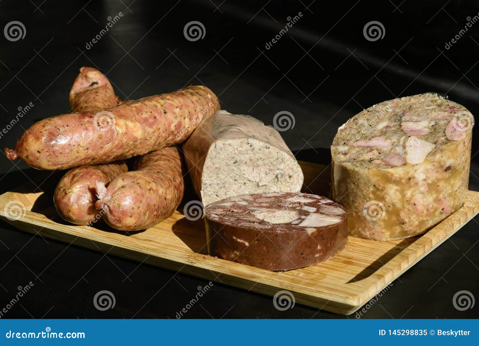 Local Home-made Meat Products Stock Image - Image of countryside ...