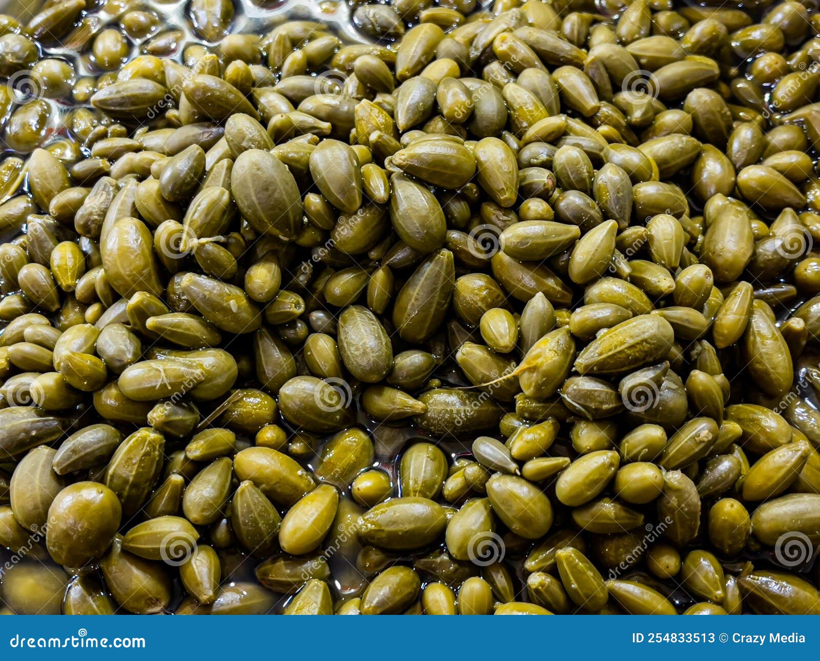 Local Iranian Pickle Made from Caper Ground Fruit Stock Image - Image ...