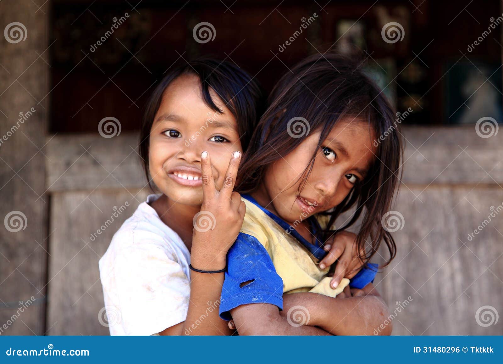 Village Lifestyle Indonesian Children Smiling Editorial Photo - Image ...