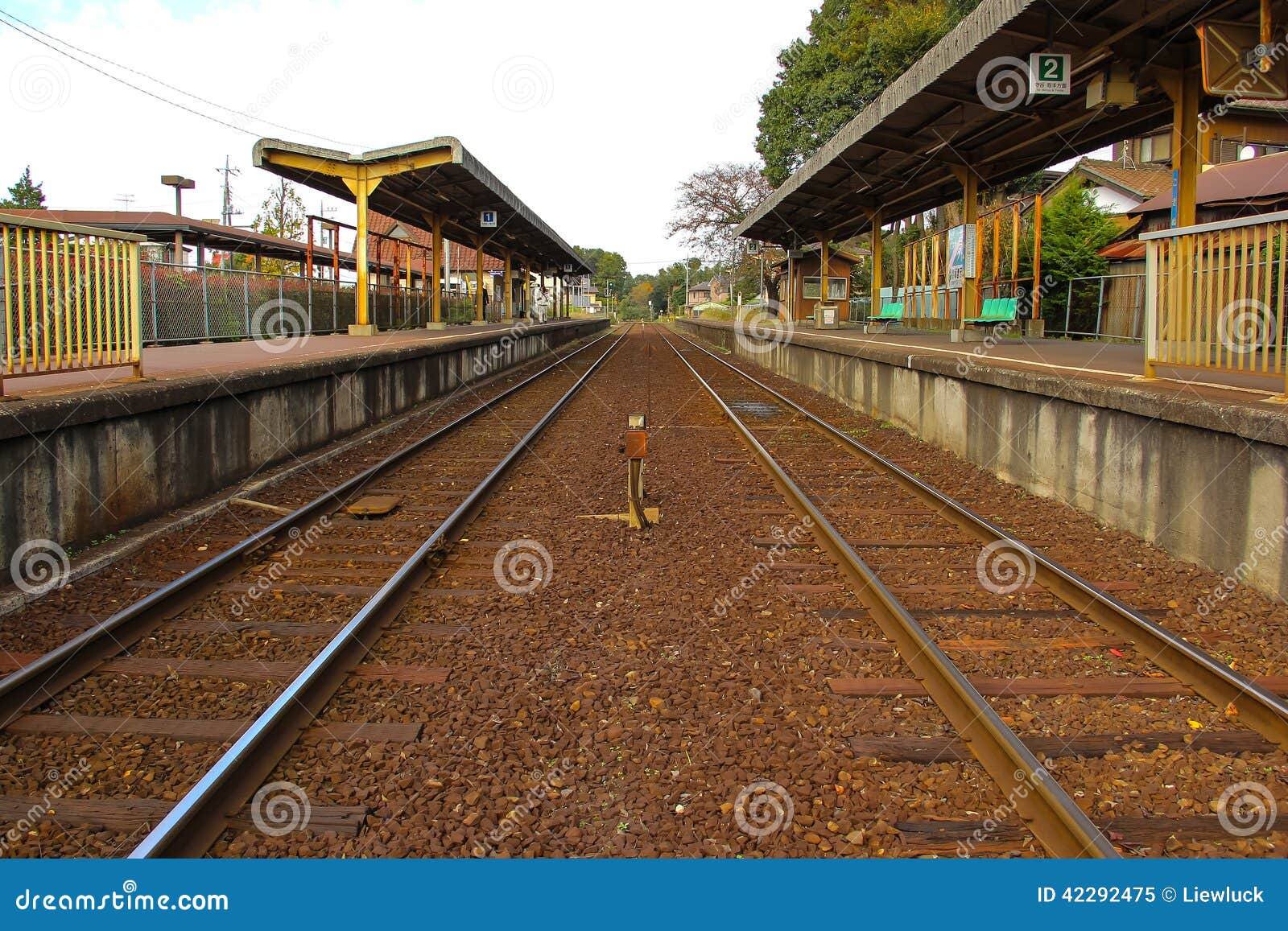 Local Old Country Train Station Stock Image - Image of culture, tourism ...