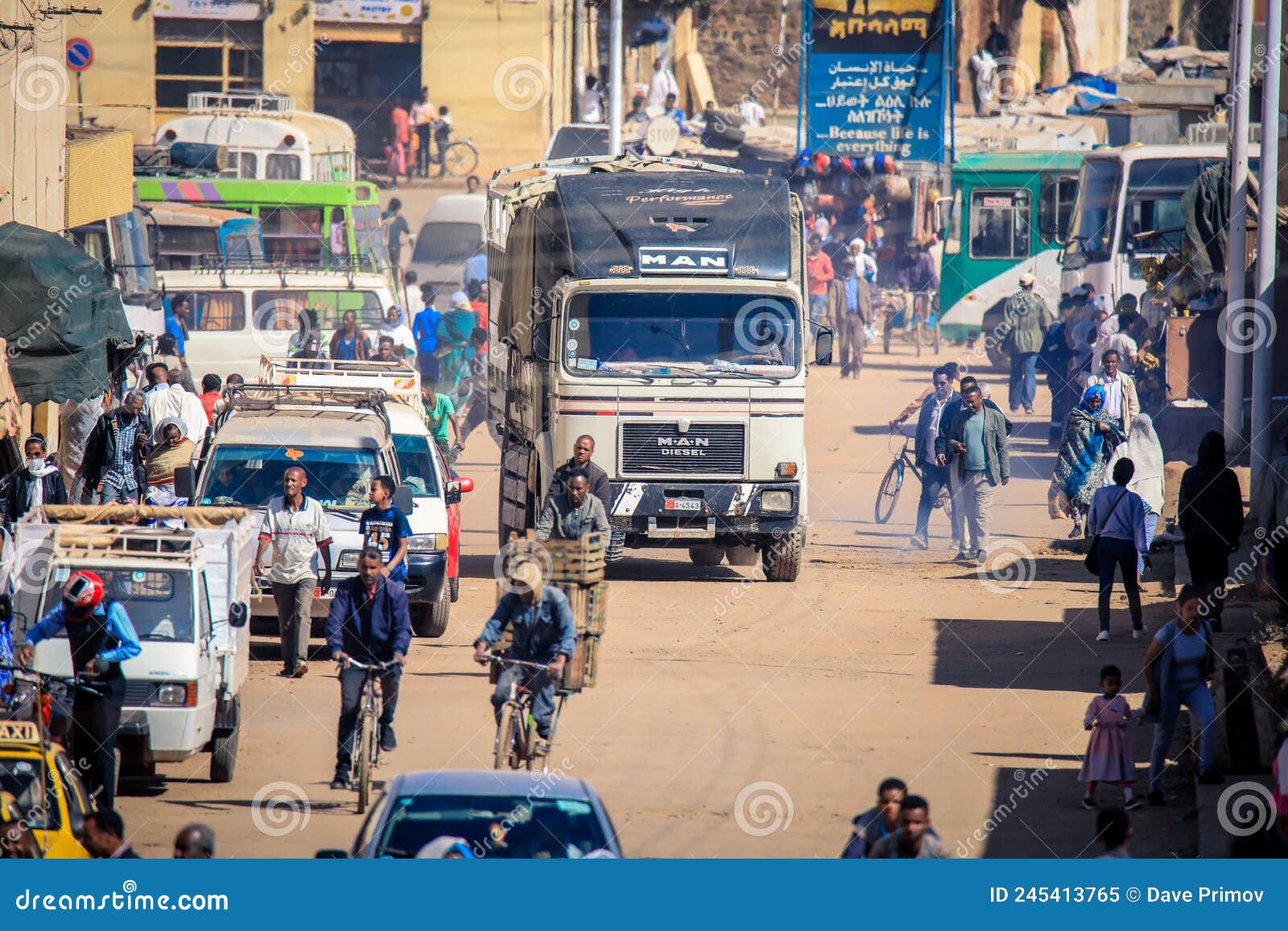 Local People on the Asmara Streets Editorial Image - Image of outdoors ...