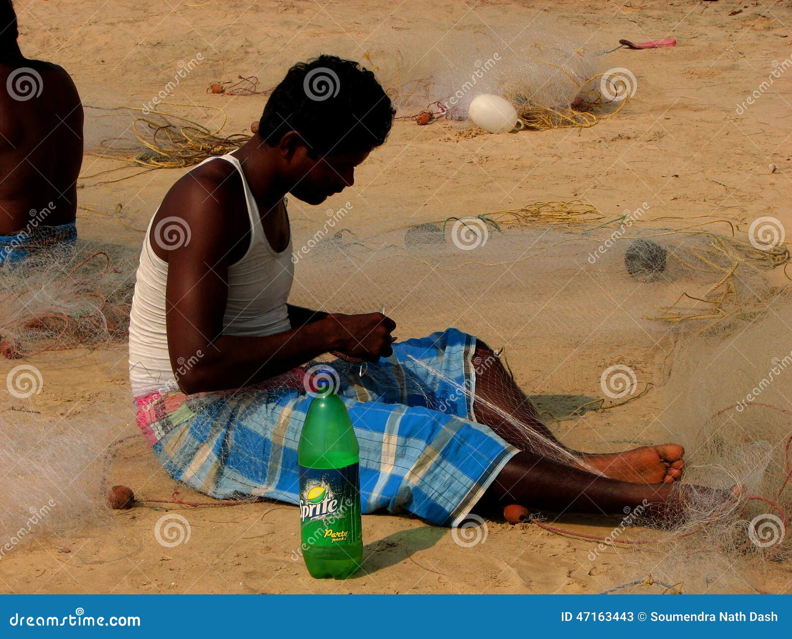 Local poor man in India stock image. Image of prepare - 47163443