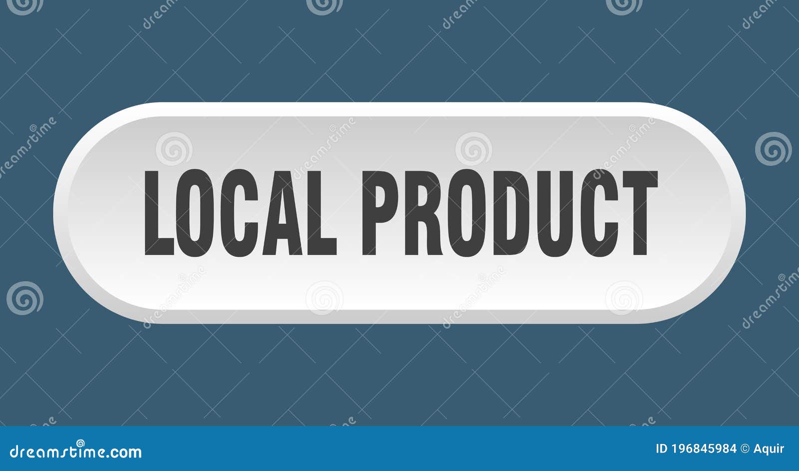 Local product button stock vector. Illustration of grey - 196845984