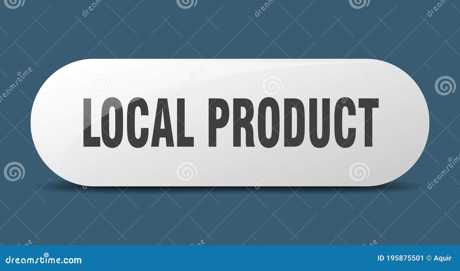 Local Product Button. Local Product Sign. Key. Push Button Stock Vector ...