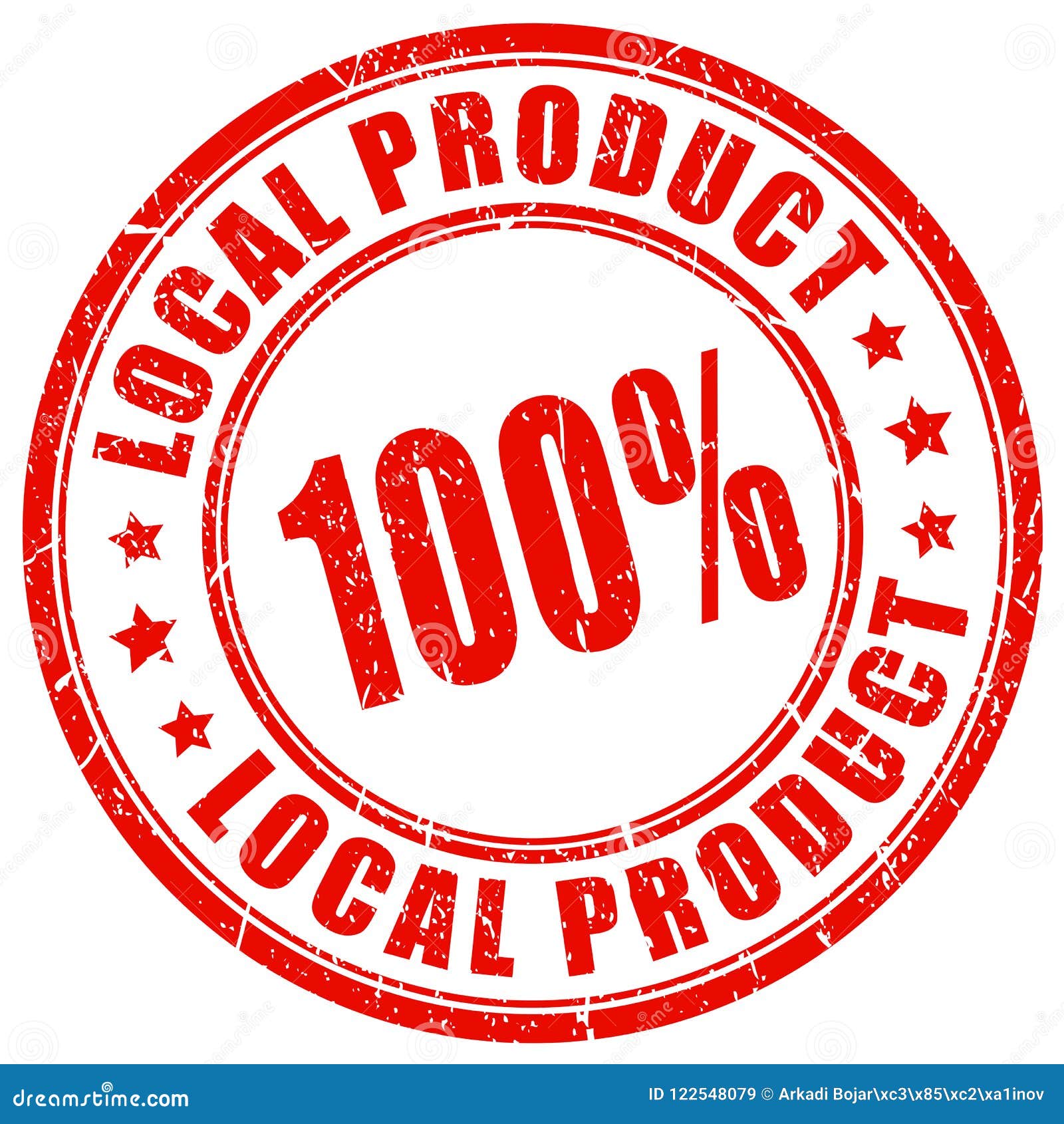 Local Product Locally Manufactured Icon Stamp Sticker Emblem Design Of ...