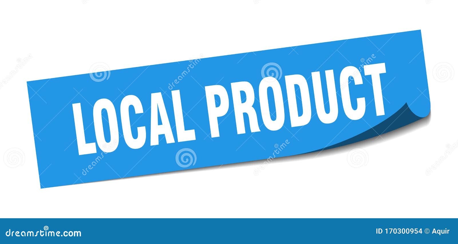 Local Product Sticker. Local Product Square Sign Stock Vector ...