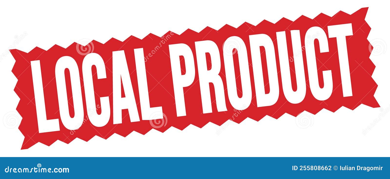 LOCAL PRODUCT Text Written on Red Stamp Sign Stock Illustration ...